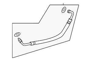 2011-2019 GM Power Brake Booster Inlet Hose Assembly 84073999 GM ...