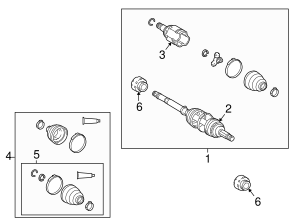 04428-01040 Boot Kit - Toyota | Mike Calvert Toyota Parts