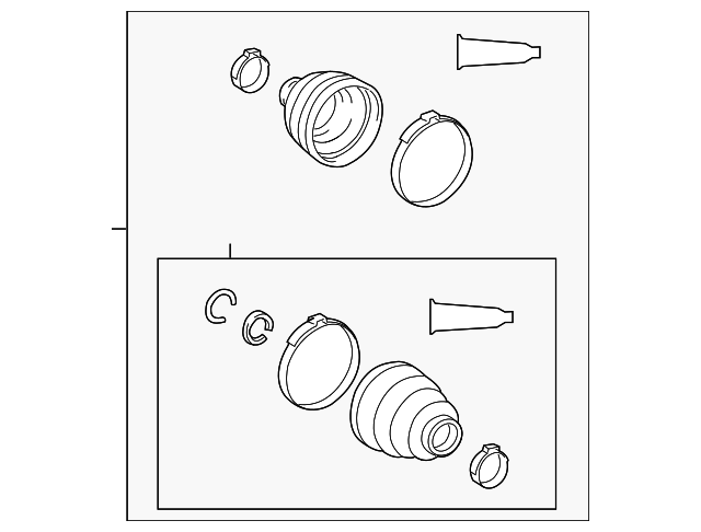 04428-01040 Boot Kit - Toyota | Mike Calvert Toyota Parts