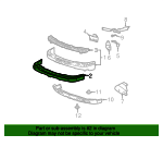 2003-2007 Chevrolet Front Bumper Fascia Molding Cap 15139805 GM ...