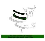 19150310 - Front Bumper Impact Bar 2003-2007 Chevrolet | GM Wholesale ...