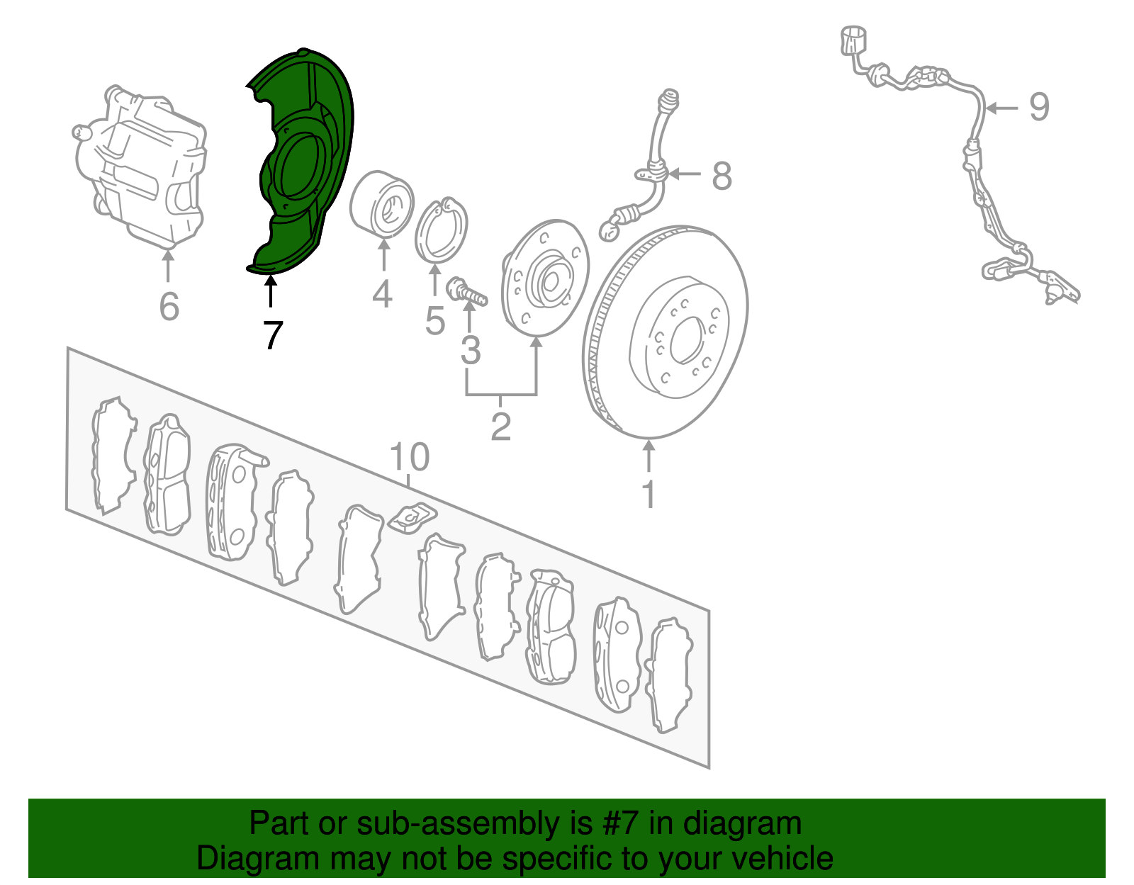 2005-2006 Honda CR-V Splash Shield 43110-S9A-E01 | Retail Performance Auto Parts