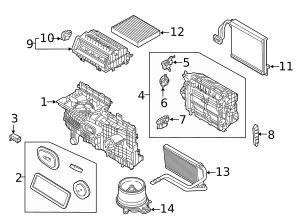 2021-2023 Ford Blower Motor JX6Z-19805-D | Online Ford Parts Catalog