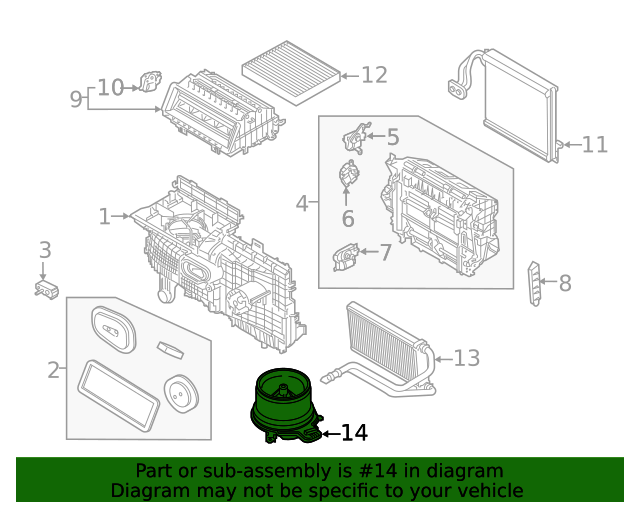 2021-2023 Ford Blower Motor JX6Z-19805-D | Blue Springs Ford Parts