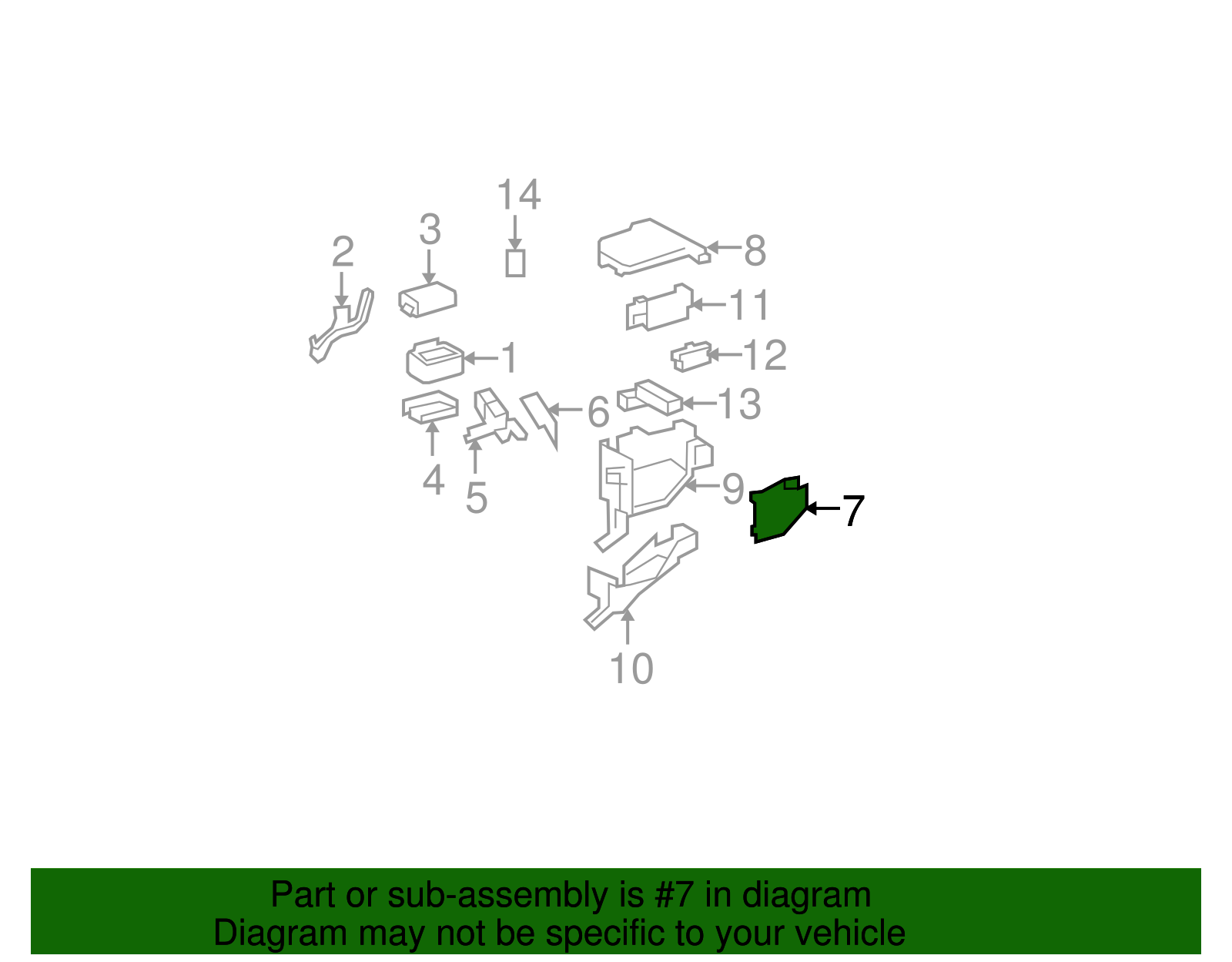 2008-2010 Toyota Highlander Junction Block 82720-48050 | OEM Parts Online