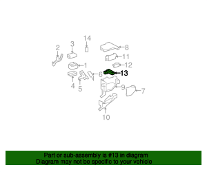 2008-2013 Toyota Highlander Relay Plate 82741-48060 | OEM Parts Online