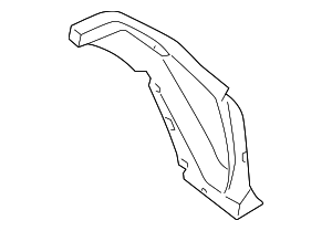 86822-2F000 - Splash Shield 2004-2006 Kia Spectra | Kia.Parts Store