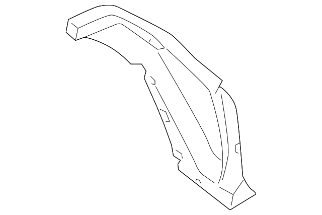 86822-2F000 - Splash Shield 2004-2006 Kia Spectra | Kia.Parts Store