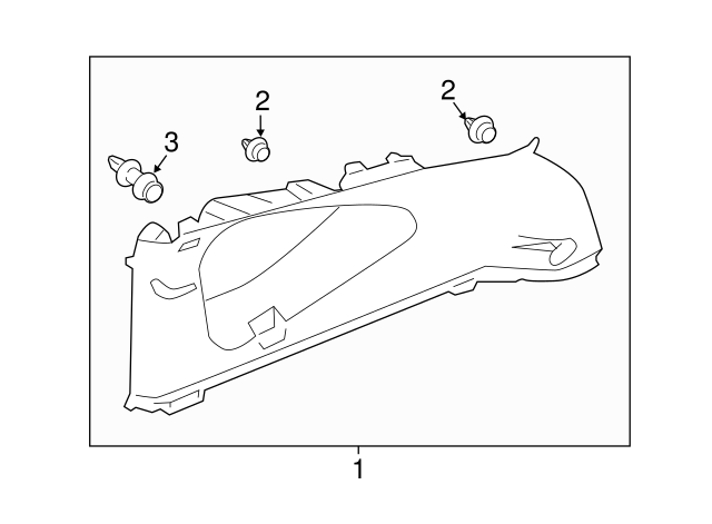 84131-TLA-A01ZA - Garnish Assembly, R Quarter Pillar *YR449L* (Cashmere ...