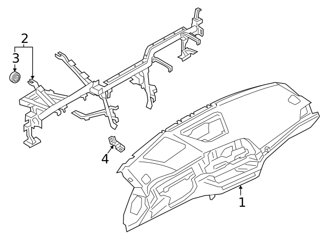 Genuine BMW 51-45-9-462-985 | Reinforced Beam | FREE Shipping on Most ...