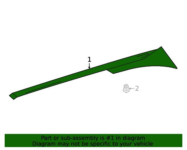 2018-2023 Buick Enclave Applique 84631399 | Auto Parts Express