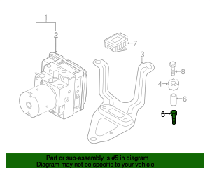 Genuine BMW 07-14-6-954-264 | Control Module Bolt | FREE Shipping on ...