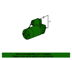 12412354693 - 2000-2006 BMW Reman BMW Starter (12-41-2-354-693) | BMW ...