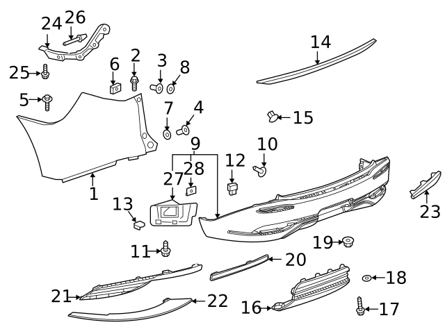 2021-2024 GM Access Cover Bolt 11602567 GM | GMPartsDirect.com