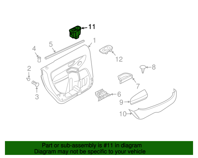 30658696 - Door Window Switch 1999-2014 Volvo | AutoNationParts.com