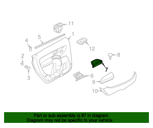 2007-2014 Volvo XC90 Handle Cover - Driver's Side (LH) 30716085 ...