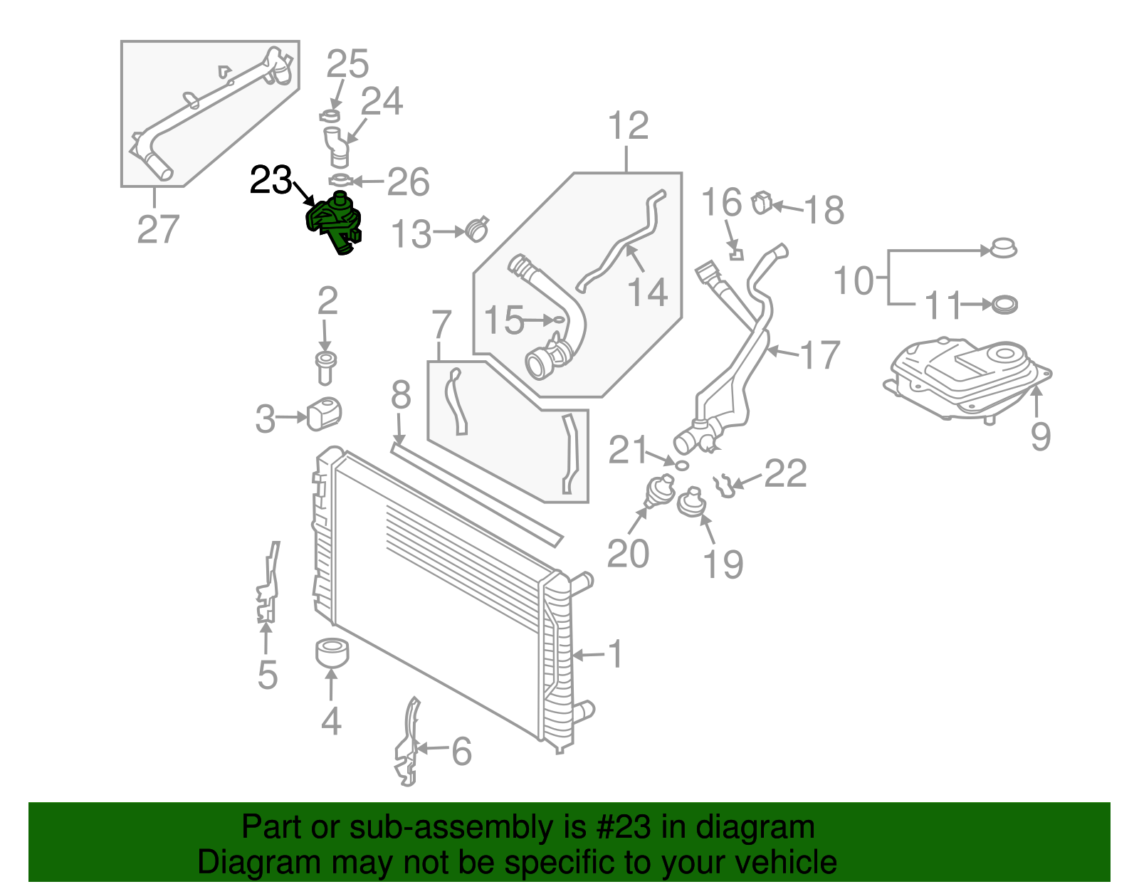 2002-2006 Audi Thermostat Housing 06B-121-111-K | AUDI HENDERSON