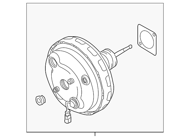 2007-2015 Audi Q7 Power Brake Booster 7L8-612-105-N | AutoNationParts.com