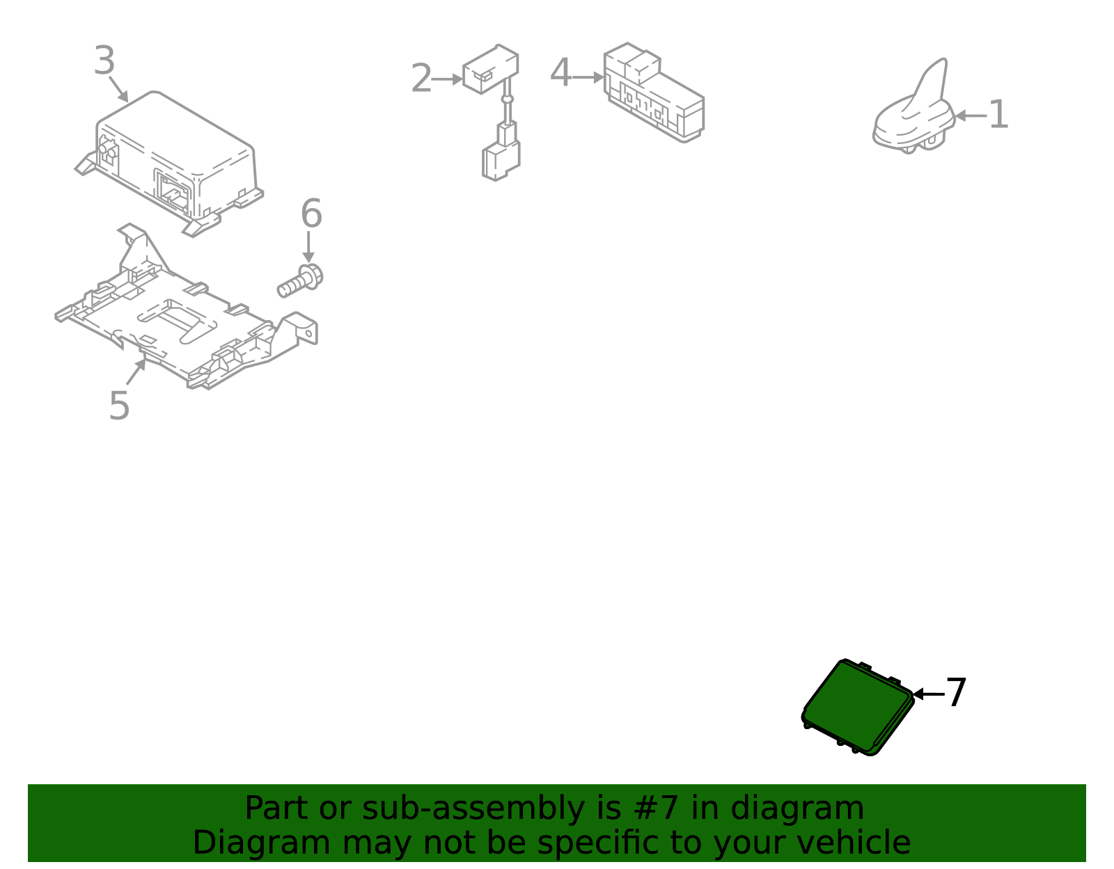 2021-2023 Volkswagen Antenna Booster 5NA-980-611 | VW Direct Auto Parts