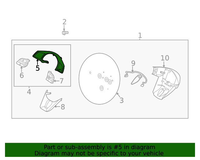 96750-D4000 - Switch Assembly Bezel 2019-2024 Kia | Kia.Parts Store