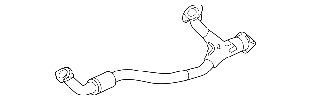 2020-2022 Toyota Highlander Front Pipe 17410-0P620 | Discount Parts Monster