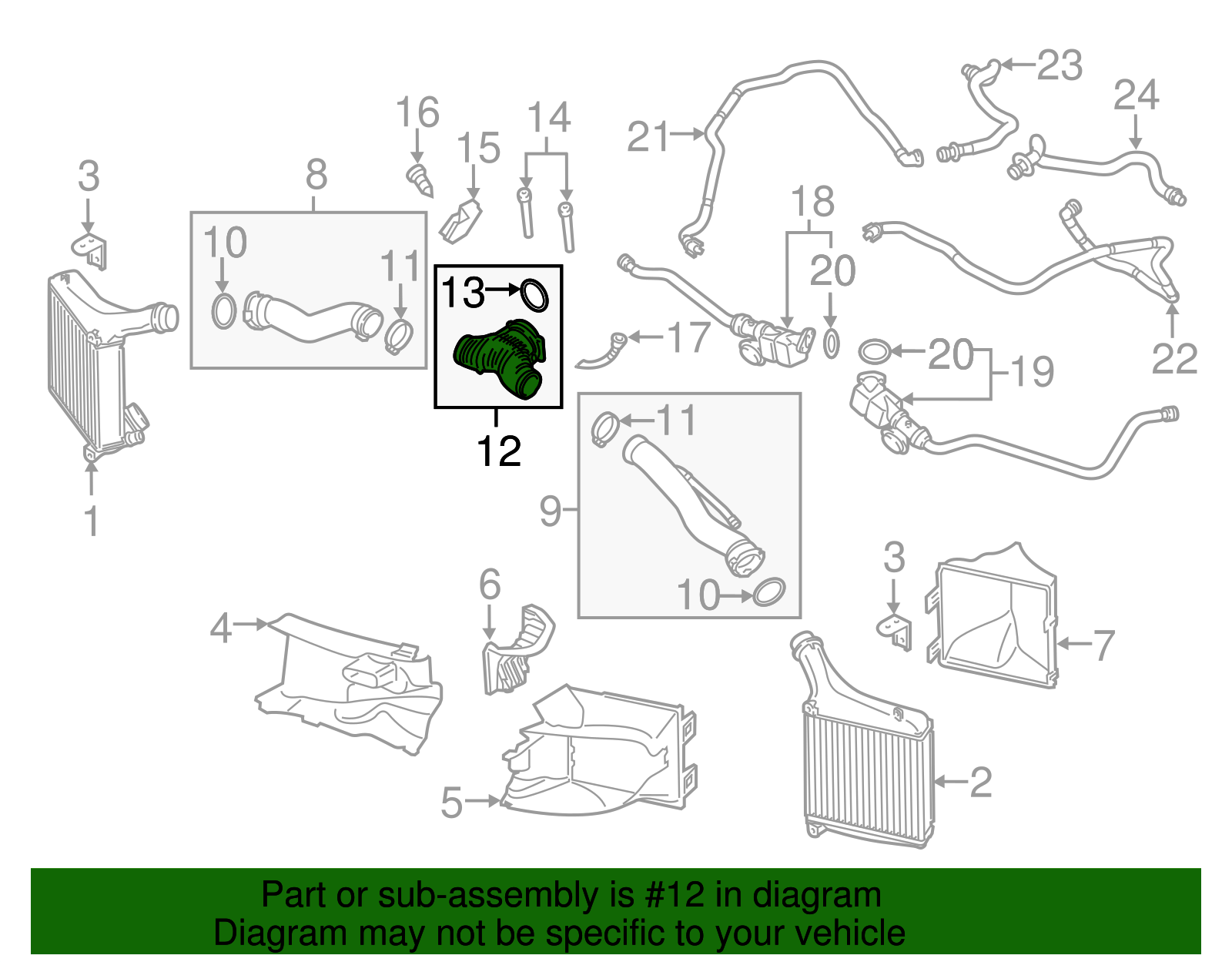 7PP-145-770 - Inter-Cooler Pipe Adapter 2010-2018 Porsche | AutoNation ...