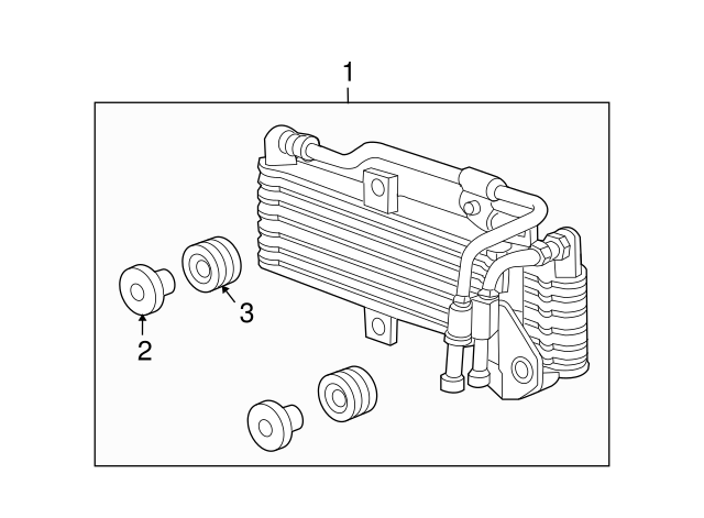 2009-2015 Honda Pilot Cooler (Atf) 25510-RN0-003 | Honda Parts Direct