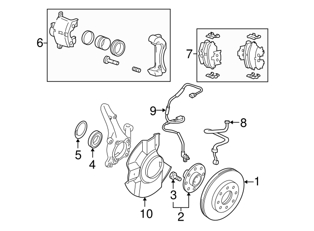 58731-2G000-DS - Flex Hose 2006-2010 Kia Optima | Kia.Parts Store