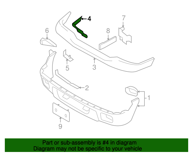 Genuine OEM Ford Part - Upper Filler 1L5Z-17A861-AB | Genuine OEM Ford ...