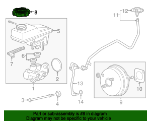 2013-2025 GM Brake Master Cylinder Cap 84917020 GM | GMPartsDirect.com