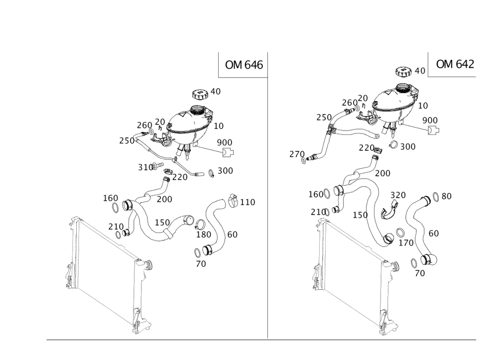 204-501-27-82 - Hose 2008-2015 Mercedes-Benz | Mercedes-Benz USA Parts