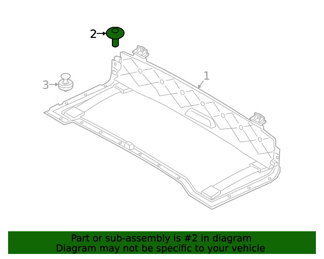 7149144003 - 2017-2024 BMW Convertible Top Stowage Compartment Storage ...