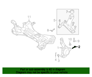 2011-2017 Hyundai Sonata Knuckle Bolt 54562-4D000 | OEM Parts Online