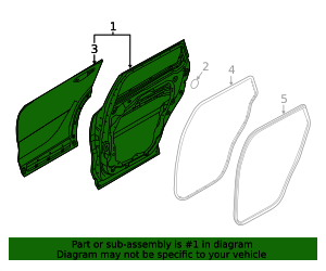 77004-R5500 - Door Shell 2021-2025 Kia Sorento | Kia.Parts Store