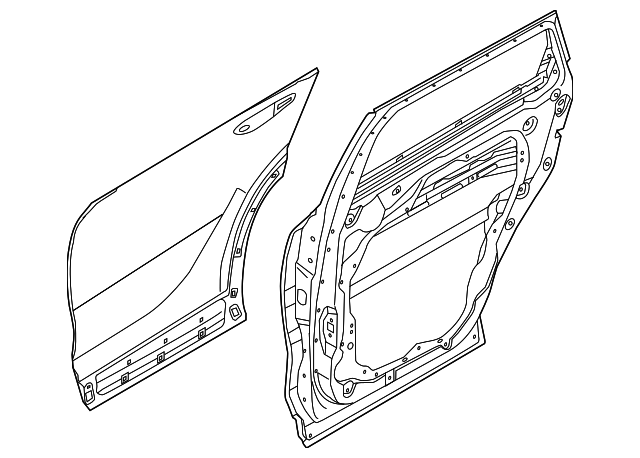 77004-R5500 - Door Shell 2021-2025 Kia Sorento | Kia.Parts Store