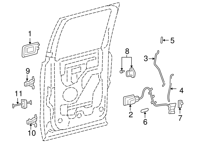 2004-2008 Ford Control Assembly - Passenger Side (RH) 8L3Z-26264A00-BA ...