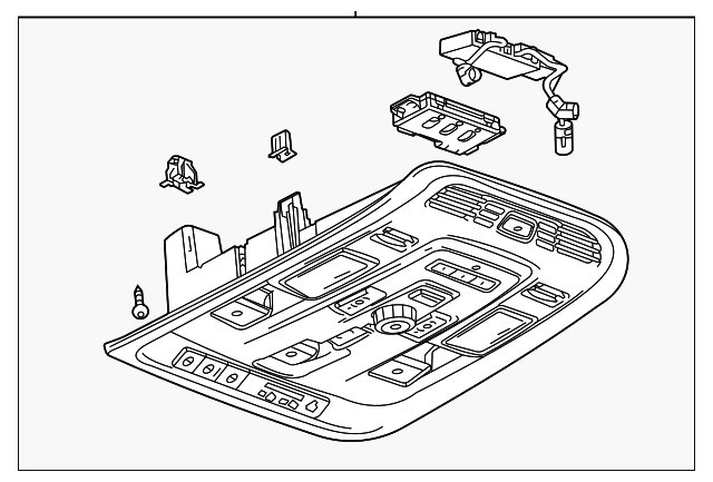 2021-2023 GM Overhead Console 85151573 | GMPartsDirect.com
