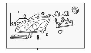 2010 Saturn Outlook Headlamp Assembly 20912189 | GMPartsDirect.com