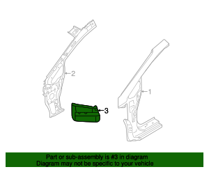 71248-A7100 - Side Extension 2015-2018 Kia | Kia.Parts Store