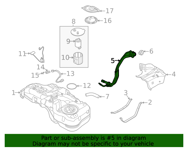 31030-Q5500 - Filler Neck 2021-2022 Kia Seltos | Kia.Parts Store
