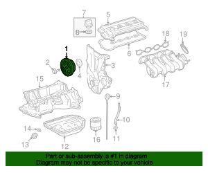 13407-21032 - Crankshaft Pulley - 2007-2018 Toyota Yaris | nashuatoyota
