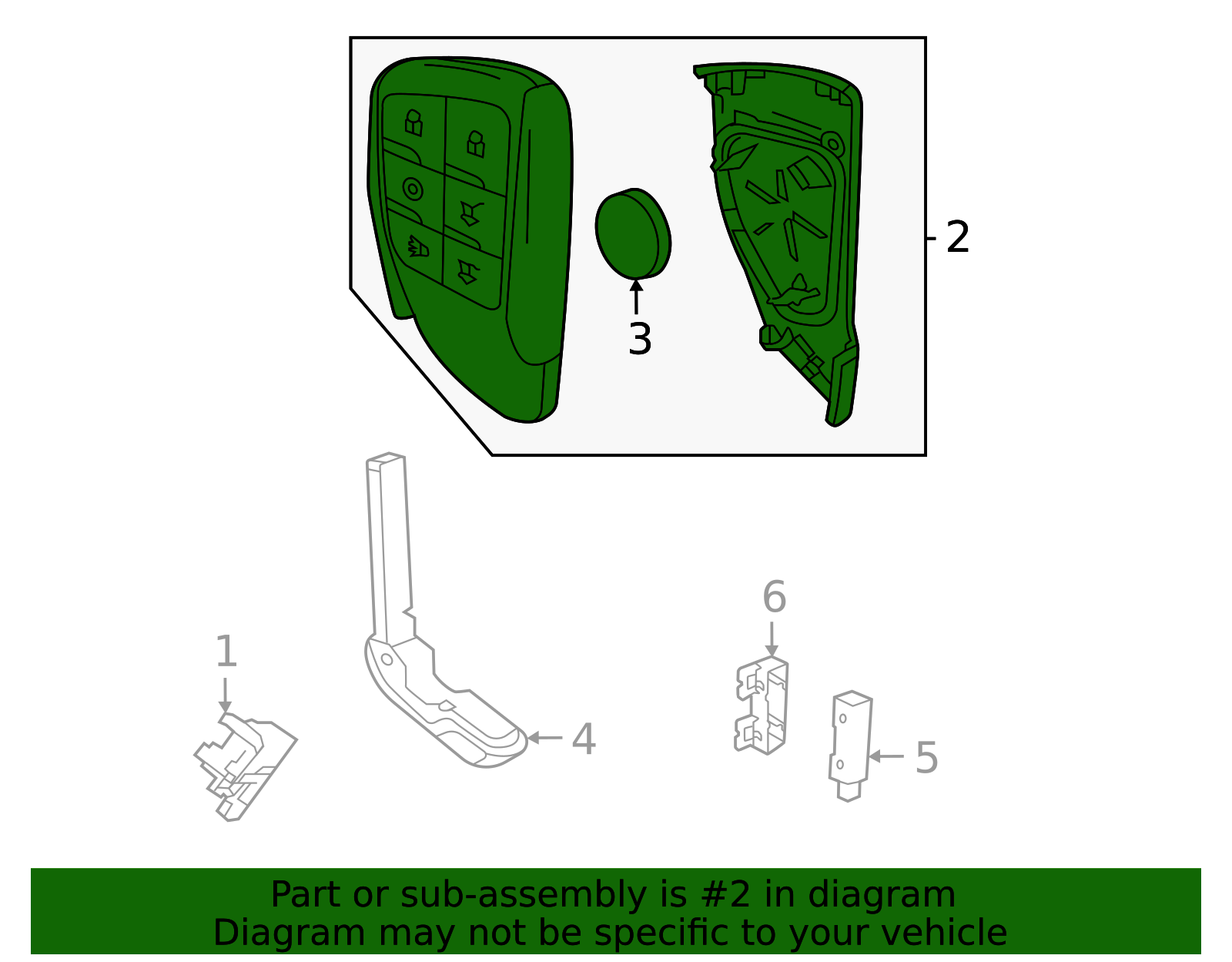 2021-2024 Cadillac Transmitter 13560904 GM | GMPartsDirect.com