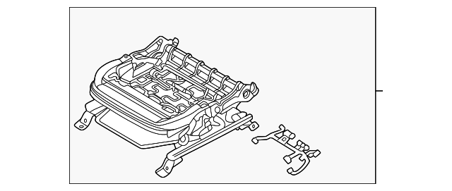 88500-P4AI0 - Seat Track 2021-2023 Kia Sorento | Kia.Parts Store