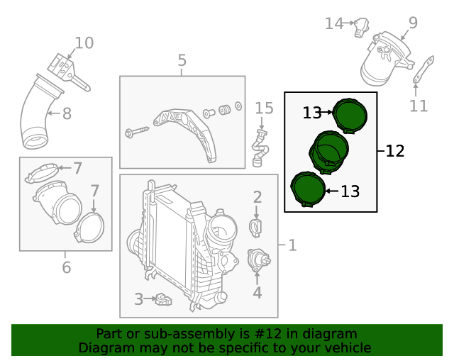 264-094-06-00 - Turbocharger Intercooler Pipe Adapter 2019-2023 ...