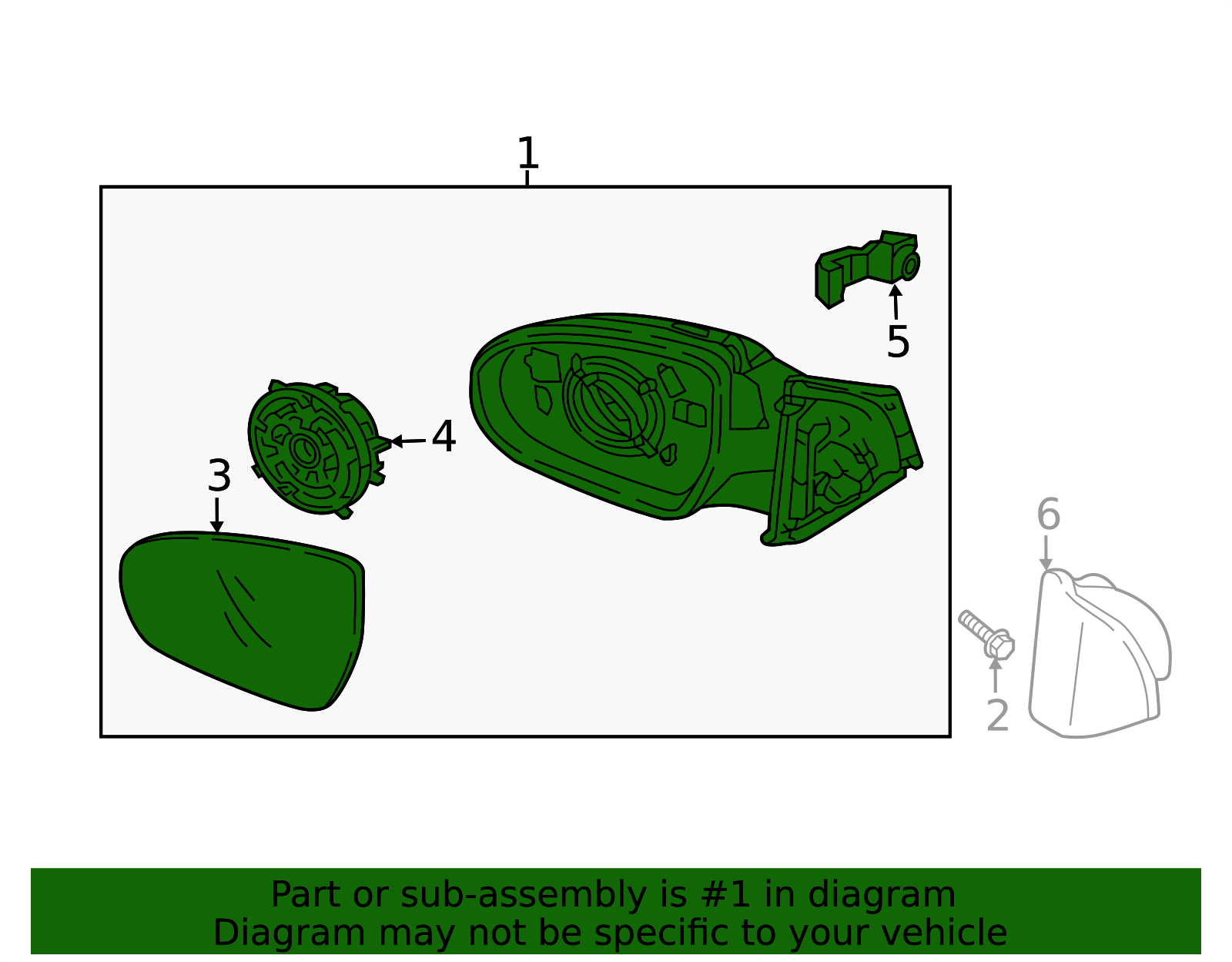 2018-2023 Hyundai Mirror Assembly 87620-J9100-MZH | Retail Performance ...