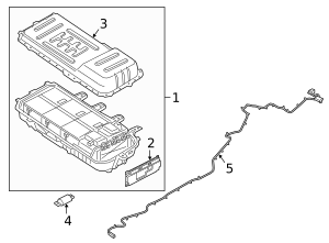 2020 Lincoln Aviator Drive Motor Battery Pack Control Module L1MZ ...