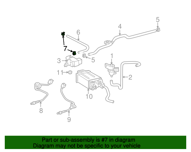 2000-2006 Toyota Vapor Hose Clamp 96132-51300 | Toyota Parts Center