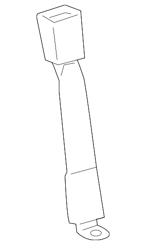 73380-0E080-B0 - Center Buckle - 2010-2013 Toyota Highlander | OEM ...