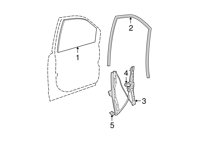 68030655AA - Window Regulator - 2008-2020 Mopar | Mopar Parts Canada