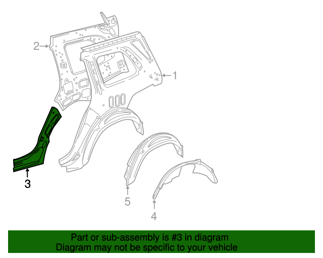 166-630-11-40 - Lower Pillar 2013-2019 Mercedes-Benz | Mercedes-Benz ...